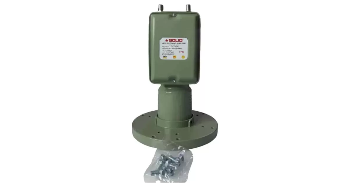 Buy SOLID 5G FILTER 17K 65dB C-BAND DUAL OUT LNBF